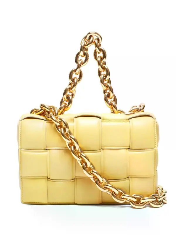 Bottega Veneta Cassette Shoulder Bag - Yellow