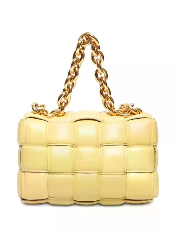 Bottega Veneta Cassette Shoulder Bag - Yellow