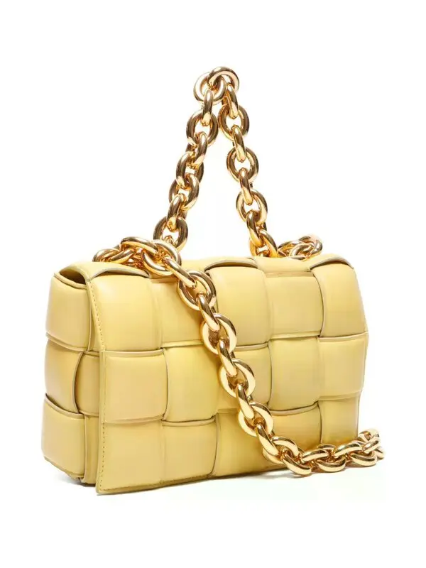 Bottega Veneta Cassette Shoulder Bag - Yellow