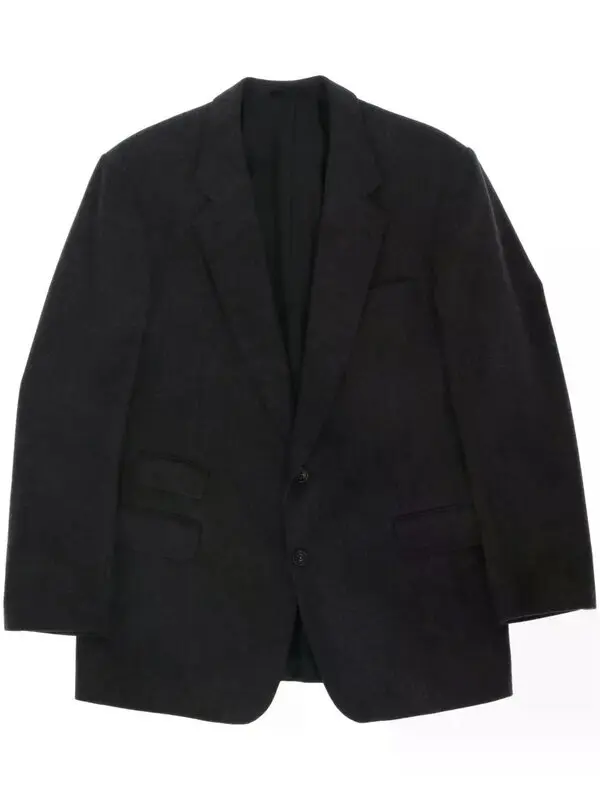 Burberry 2000s Notched Blazer - Grey