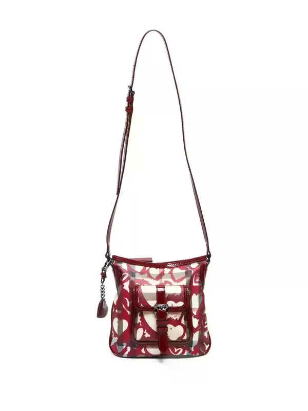 Burberry Heart Nova Check Shoulder Bag