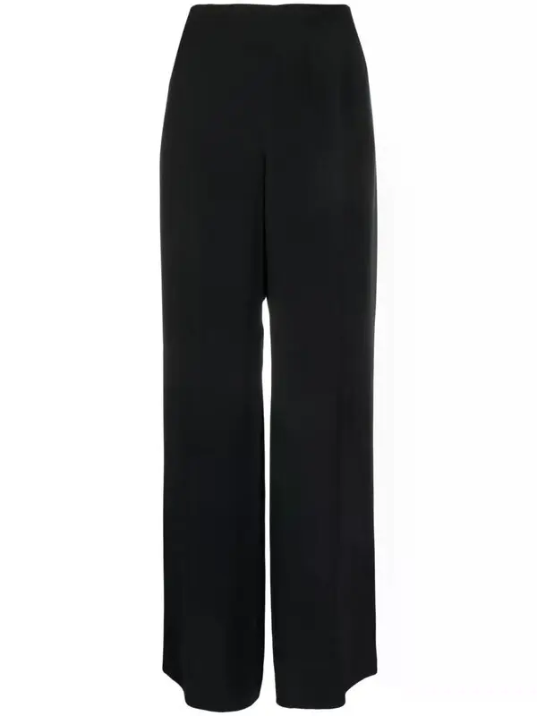 Giorgio Armani 1990s Wide-leg Silk Trousers