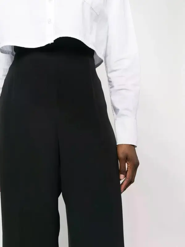 Giorgio Armani 1990s Wide-leg Silk Trousers
