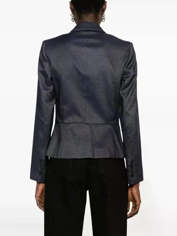 FERRAGAMO 2000s Single-breasted Peplum Blazer