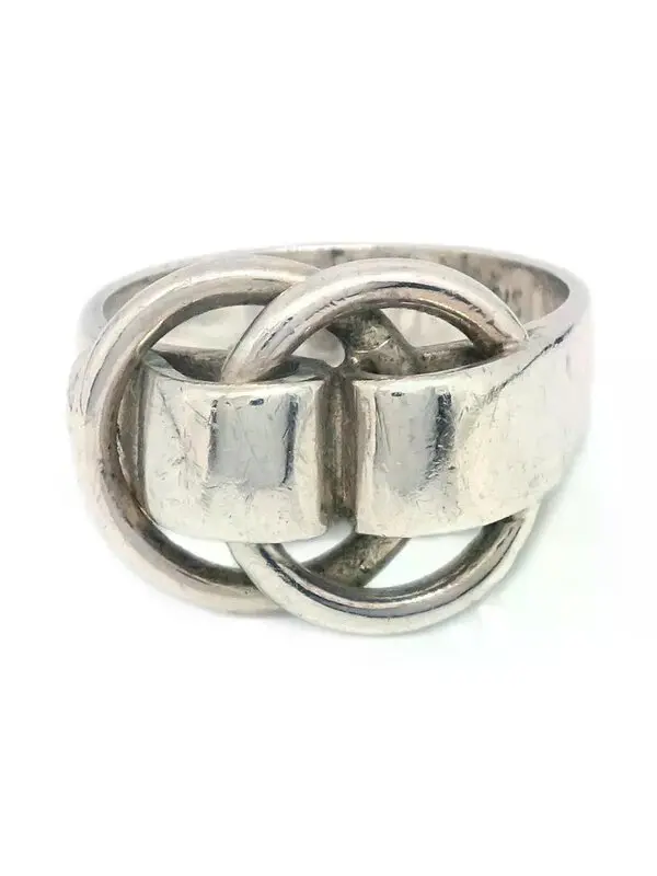 Hermès 1990-2000s Knot Ring - Silver