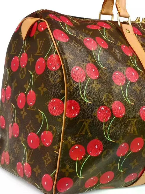 LOUIS VUITTON X Takashi Murakami Monogram Keepall 45 Travel Bag - Brown