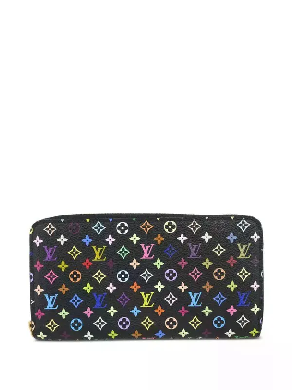 LOUIS VUITTON Logo Print Wallet - Black