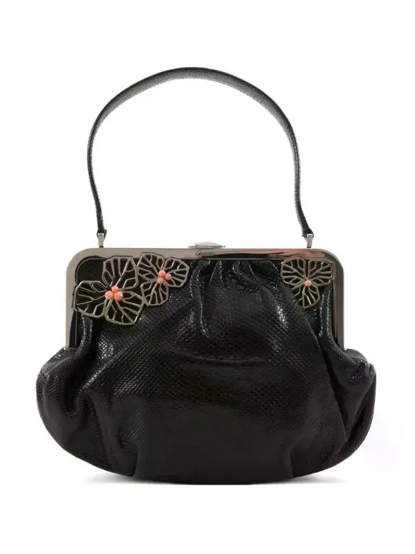 CARTIER 2000s Floral-appliqué Handbag