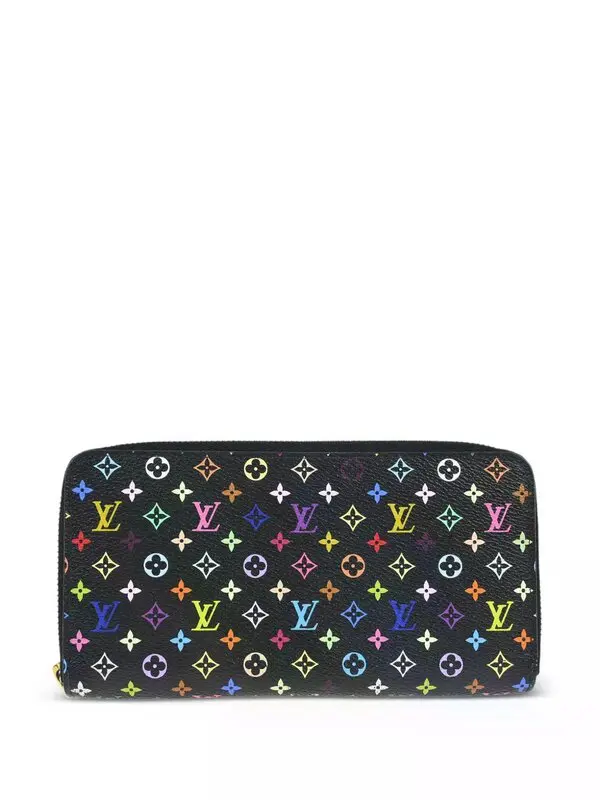 LOUIS VUITTON X Takashi Murakami 2016 Monogram Multicolour Wallet - Black