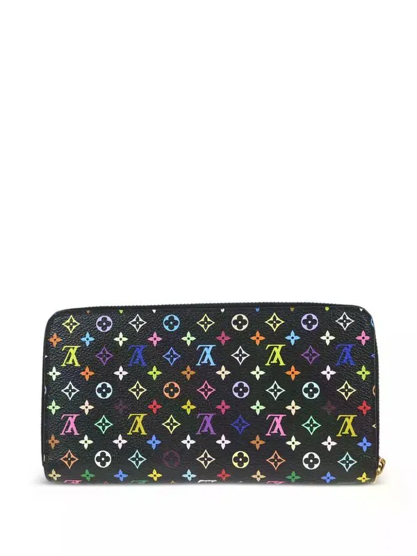 LOUIS VUITTON X Takashi Murakami 2016 Monogram Multicolour Wallet - Black