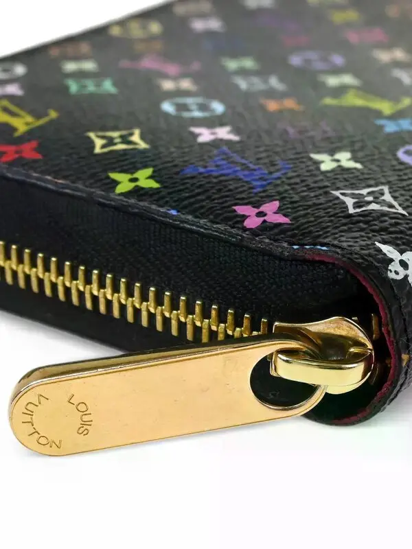 LOUIS VUITTON X Takashi Murakami 2016 Monogram Multicolour Wallet - Black