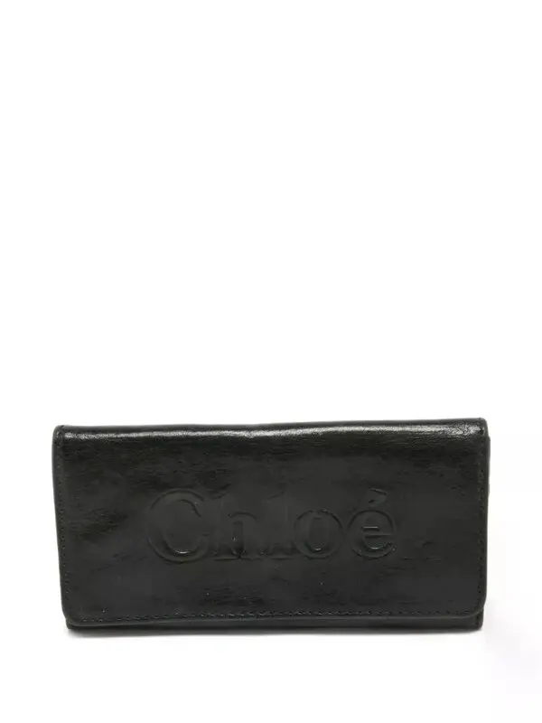 Chloé Leather Wallet - Black