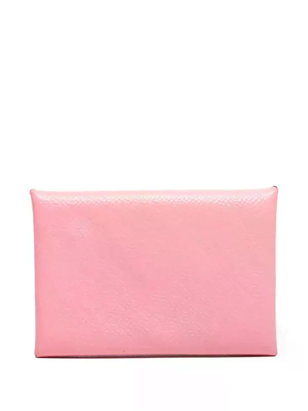 Hermès 2023 Calvi Coin Holder - Pink