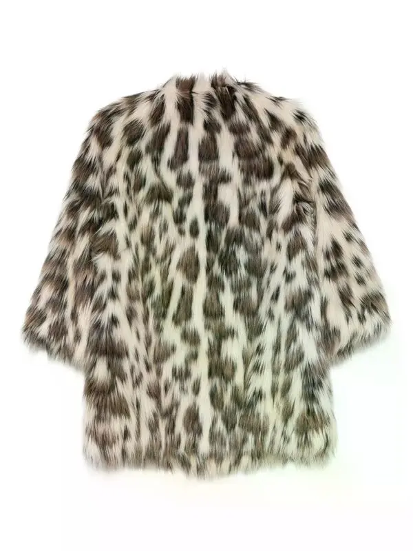 Prada Leopard-print Faux-fur Coat