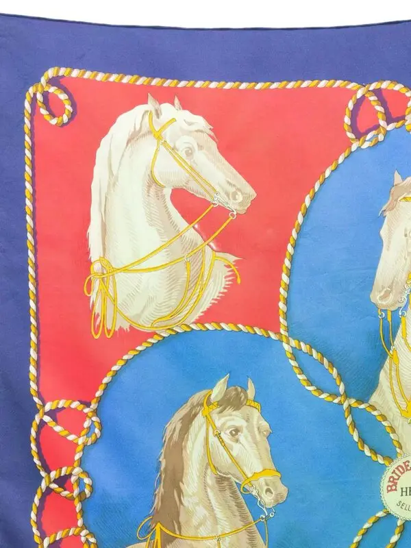 Hermès 1974 Brides Legers Scarf