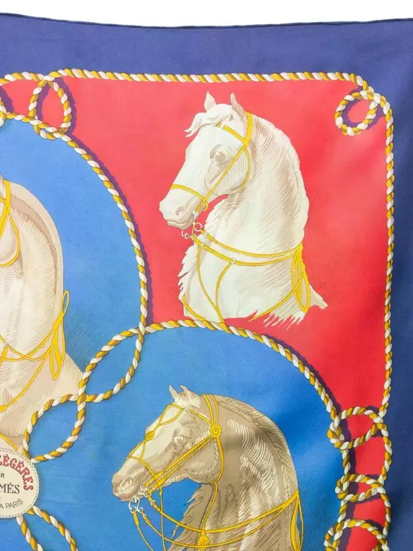 Hermès 1974 Brides Legers Scarf