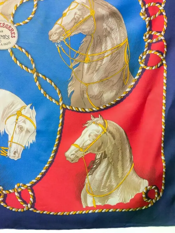 Hermès 1974 Brides Legers Scarf