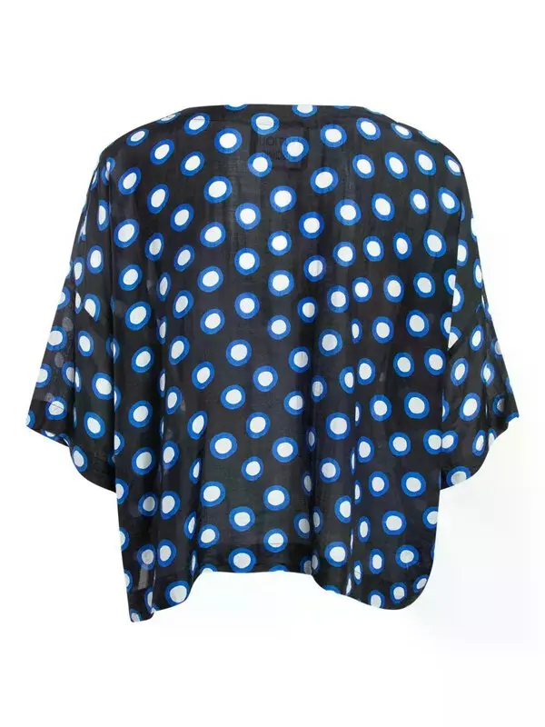 Moschino Polka Dot-print Ruffled Blouse