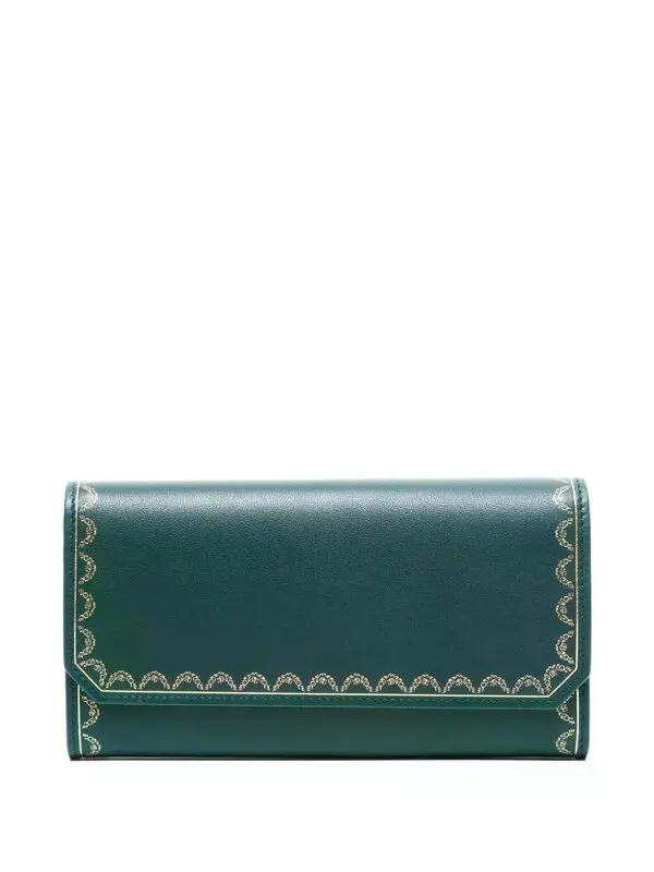 CARTIER 2021 Garland-trim Wallet - Green