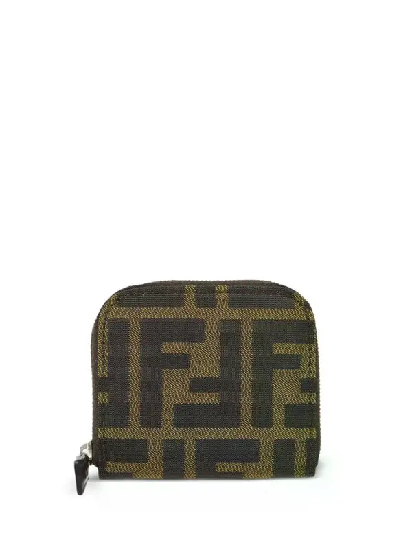 Fendi 1990-2000s Zucca Coin Pouch - Brown