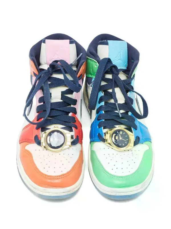 Nike Air Jordan X Melody Ehsani 1 Mid Fearless Sneakers