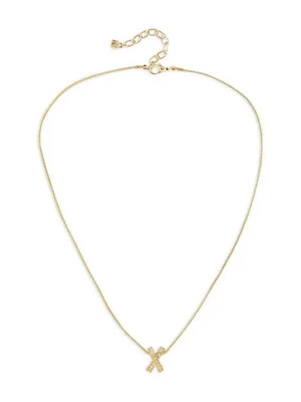 Nina Ricci 1990s Pendant-detail Necklace - Gold