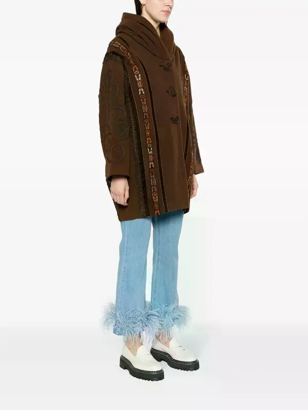 A.N.G.E.L.O. VINTAGE CULT 1980s Hooded Wool Coat