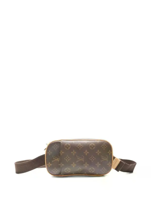 LOUIS VUITTON 2004 Monogram Pochette Gange Crossbody Bag