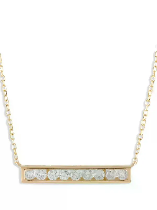LB EXCLUSIVE 14k White Gold Diamond Necklace