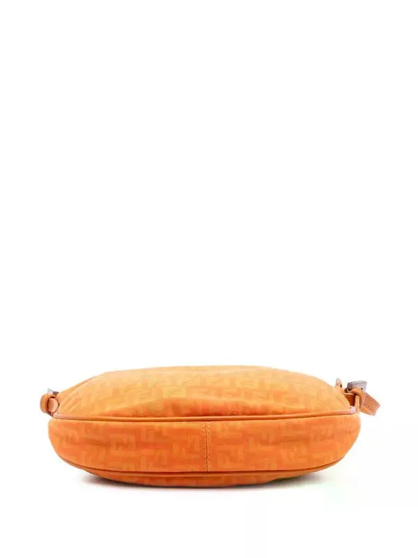 Fendi 2000-2010 Zucchino Canvas Hobo Shoulder Bag