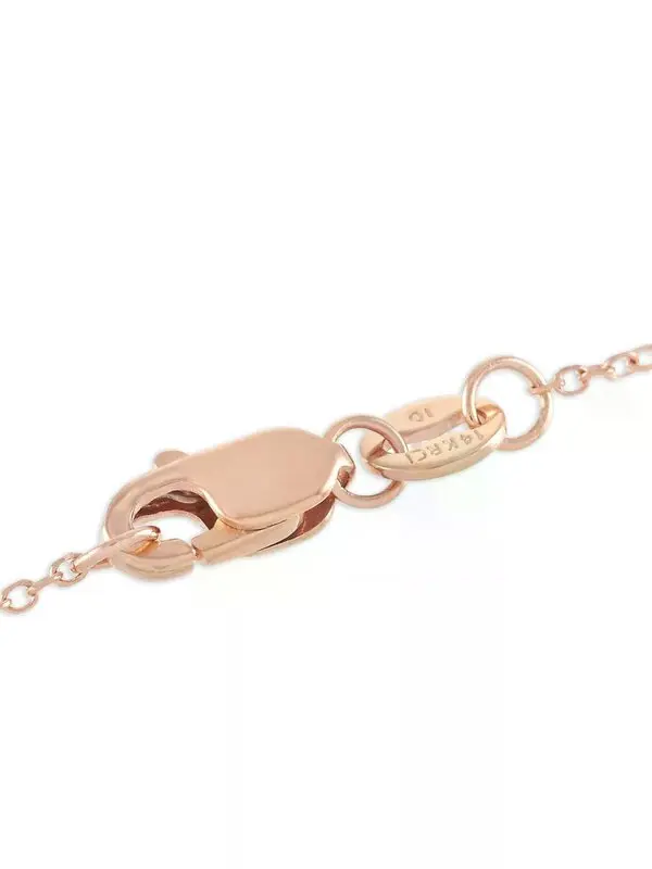 LB EXCLUSIVE 14k Rose Gold Diamond Necklace