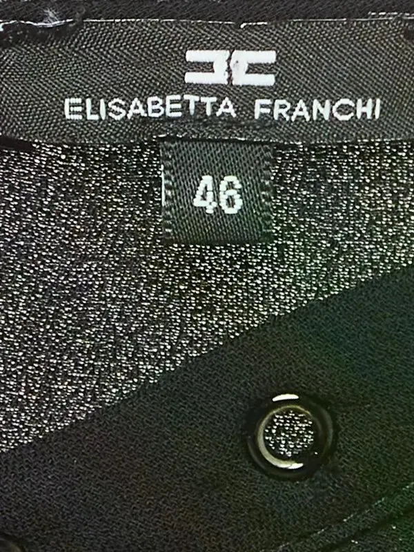 Elisabetta Franchi Lace-up High-low Blouse