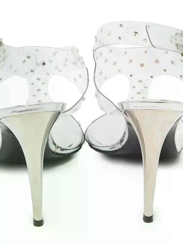 STUART WEITZMAN Rhinestone Embellished Sandals