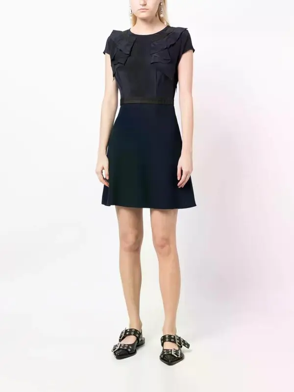 Miu Miu A-line Dress With Ruffle Detailing