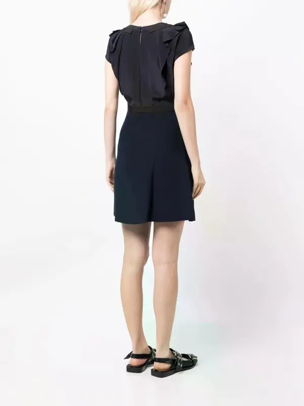 Miu Miu A-line Dress With Ruffle Detailing