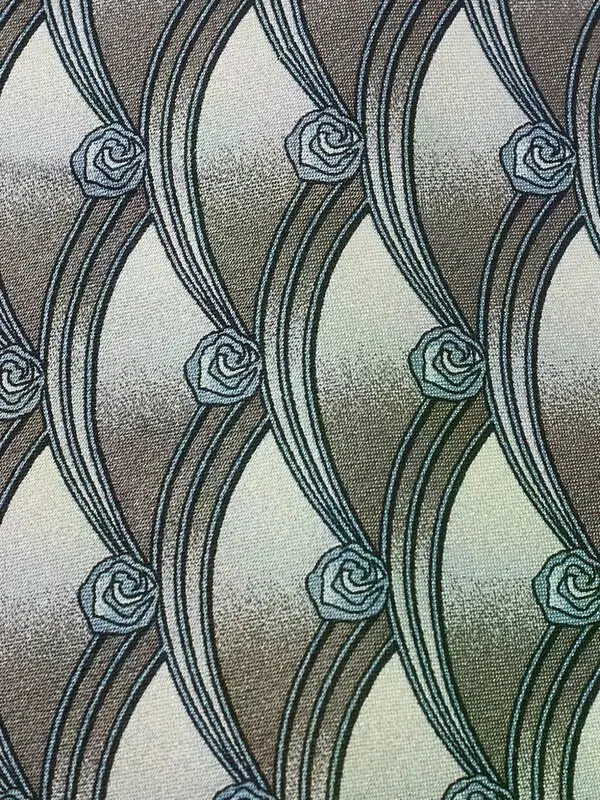 LANVIN Printed Silk Tie - Grey