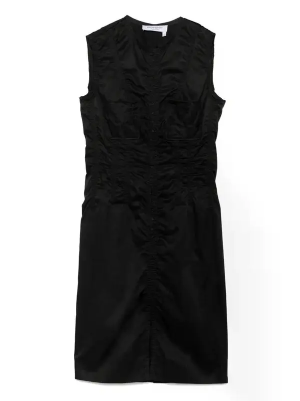 Saint Laurent 2000s Cotton Midi Dress