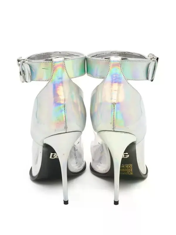 Dolce & Gabbana 110mm Pointed-toe Clear Ankle Boots