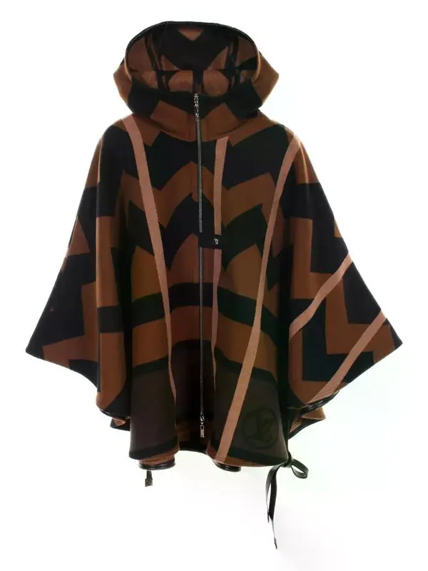 LOUIS VUITTON Wool Poncho