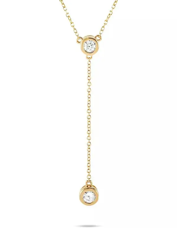 LB EXCLUSIVE 14k Yellow Diamond Necklace - Gold