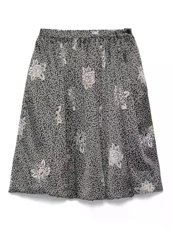 Giorgio Armani 1990s Floral Mini Skirt