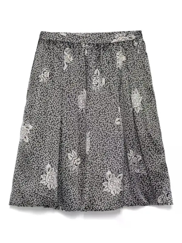 Giorgio Armani 1990s Floral Mini Skirt