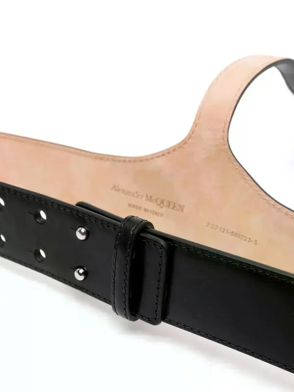 Alexander McQueen V Harness Leather Belt