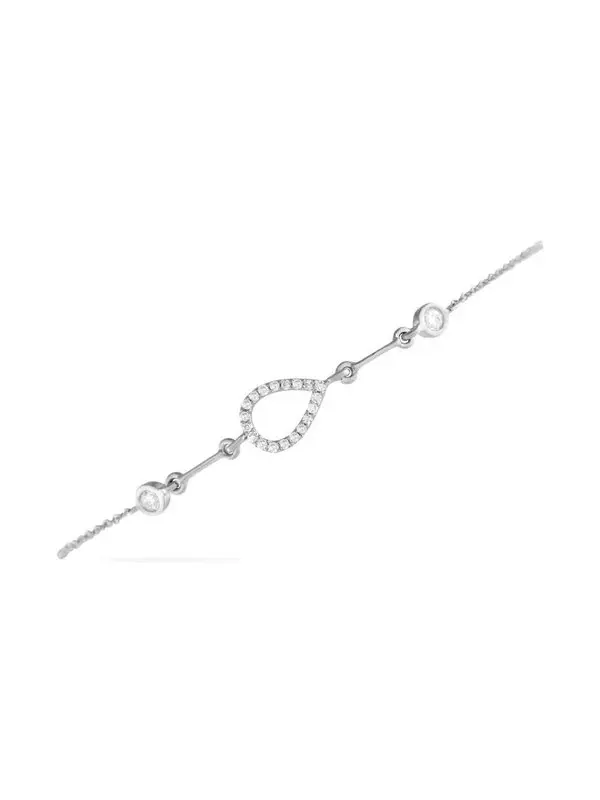 LB EXCLUSIVE 14k White Gold Diamond Bracelet - Silver