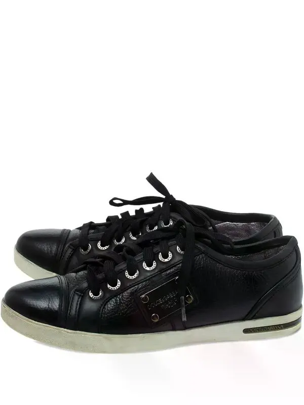 Dolce & Gabbana Leather Logo Sneakers