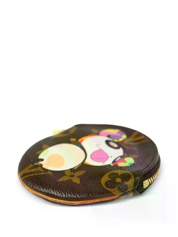 LOUIS VUITTON X Takashi Murakami 2004 Monogram Panda Coin Wallet