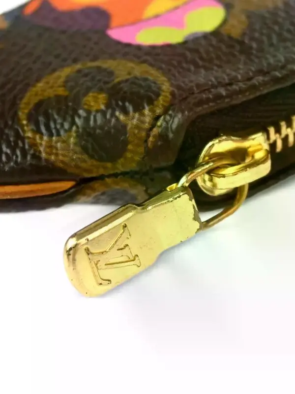 LOUIS VUITTON X Takashi Murakami 2004 Monogram Panda Coin Wallet