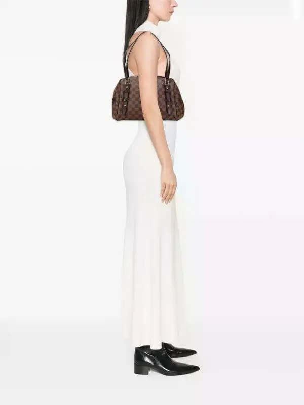 LOUIS VUITTON 2010 Damier Ebene Rivington Gm Shoulder Bag