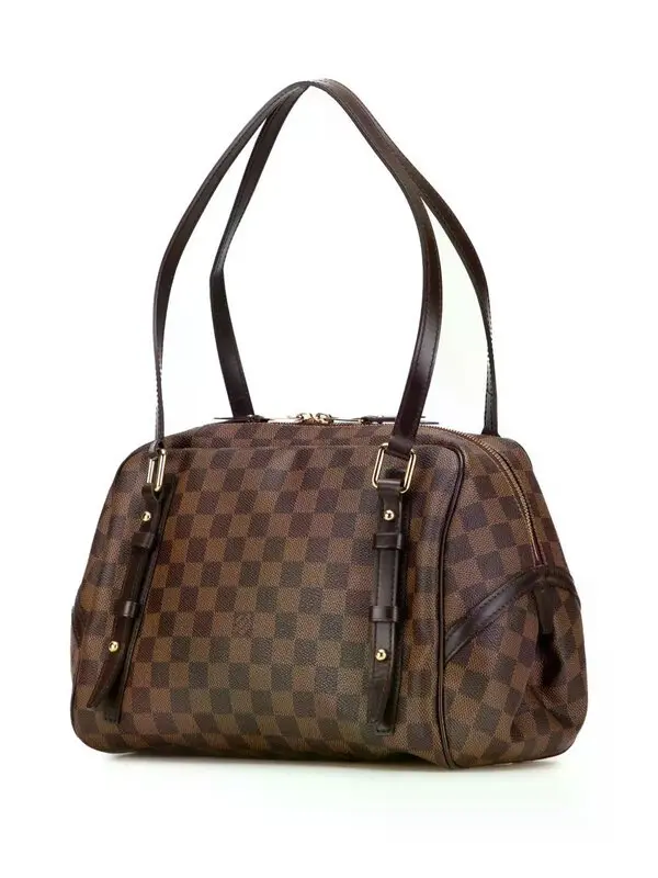 LOUIS VUITTON 2010 Damier Ebene Rivington Gm Shoulder Bag