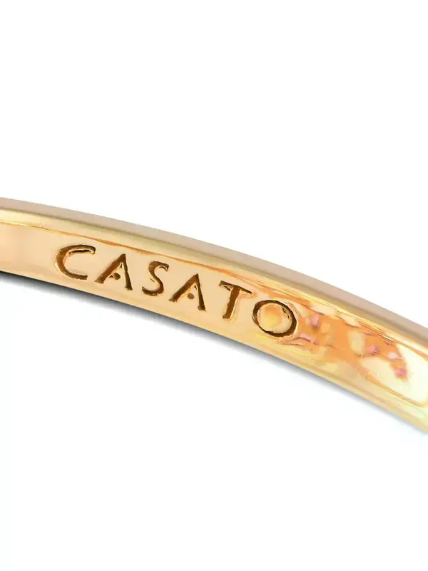 CASATO 18k Yellow Diamond, And Sapphire Ring